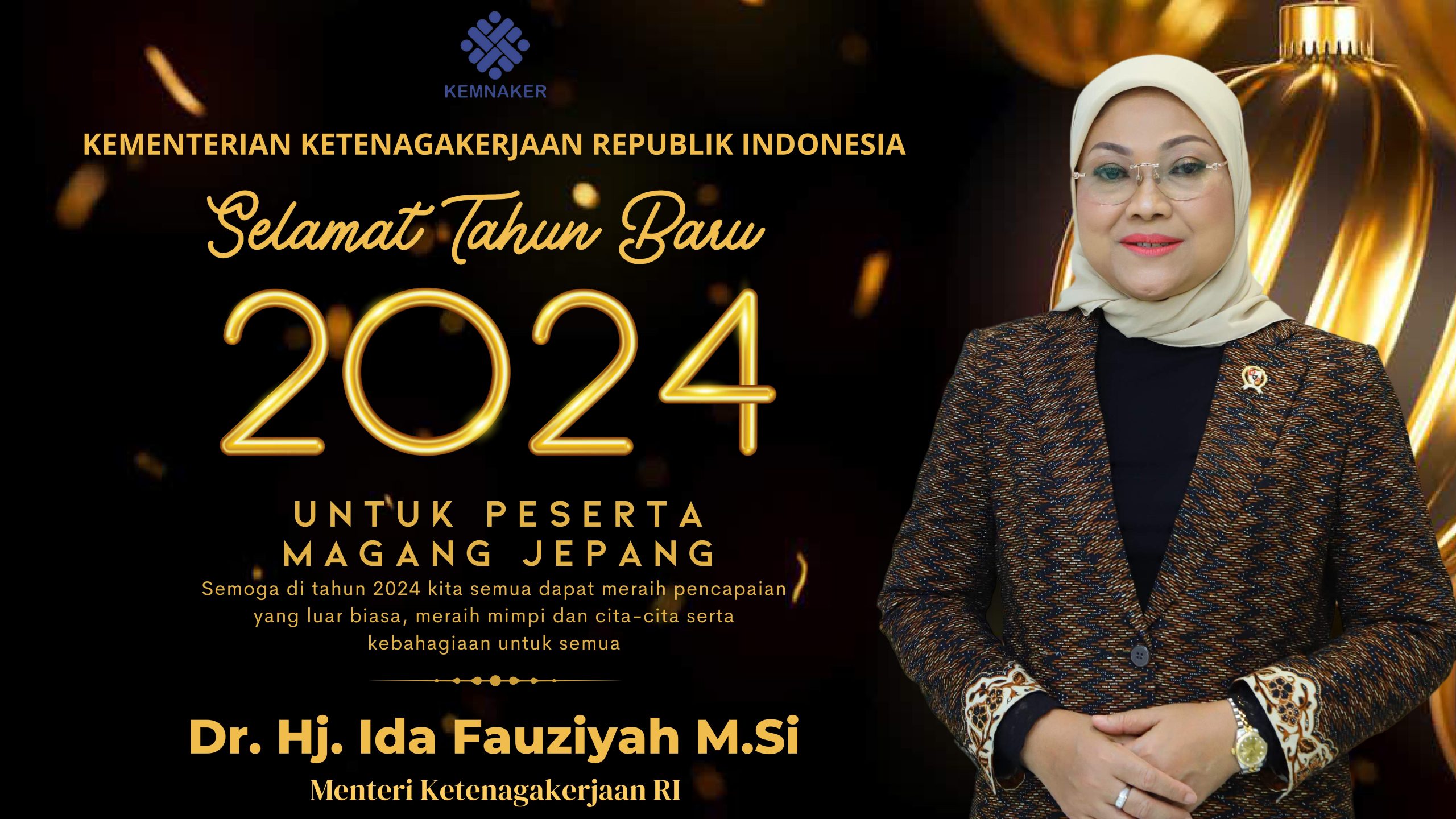 Selamat Tahun Baru 2024 Untuk Peserta Magang Jepang - EKI